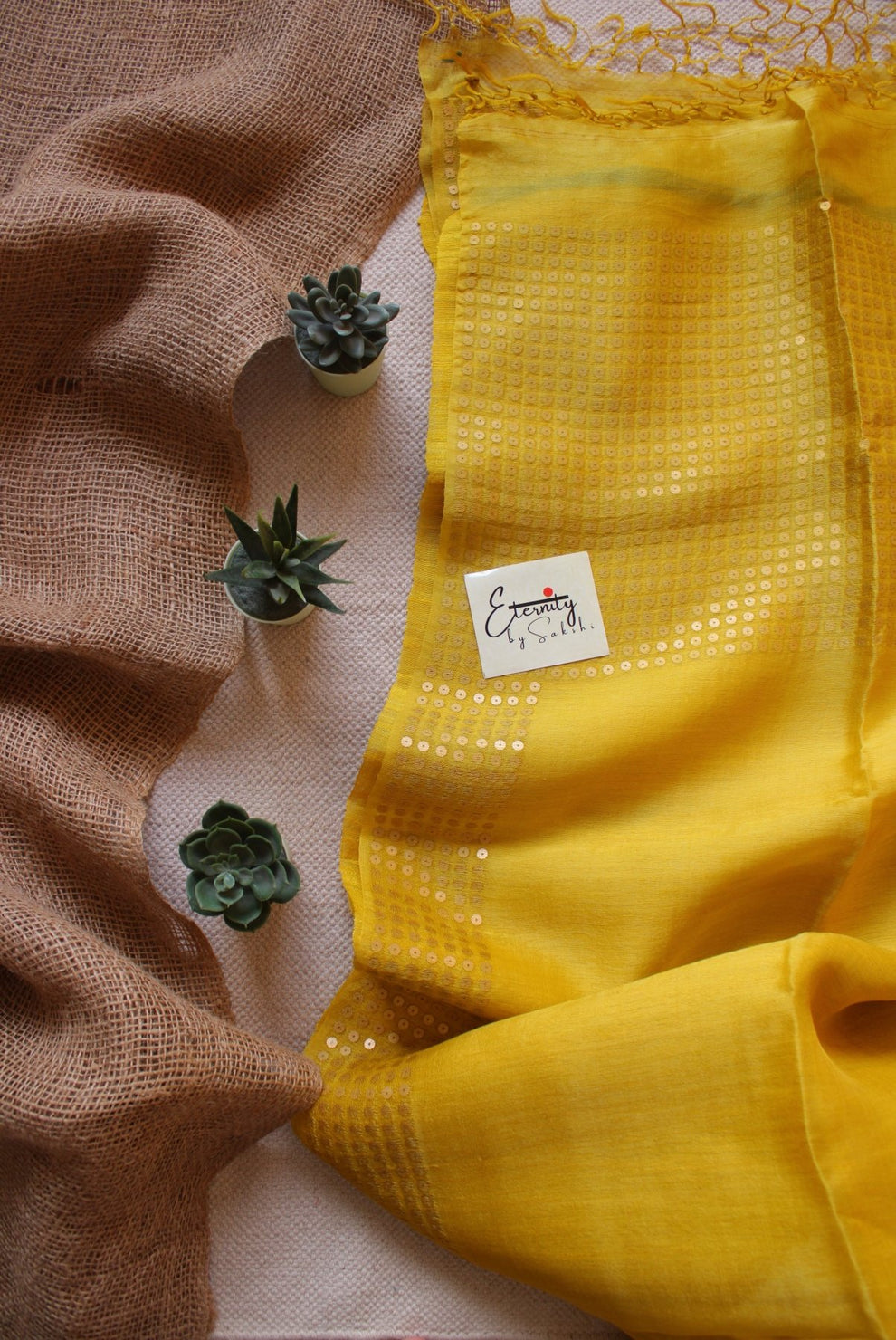 Yellow Sundari Saree – Eternity by Sakshi
